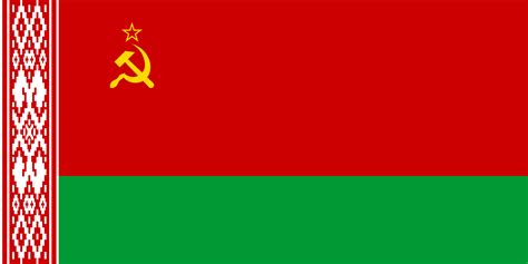 Flag Of The Byelorussian Soviet Socialist Republic 19511991 Flags Web