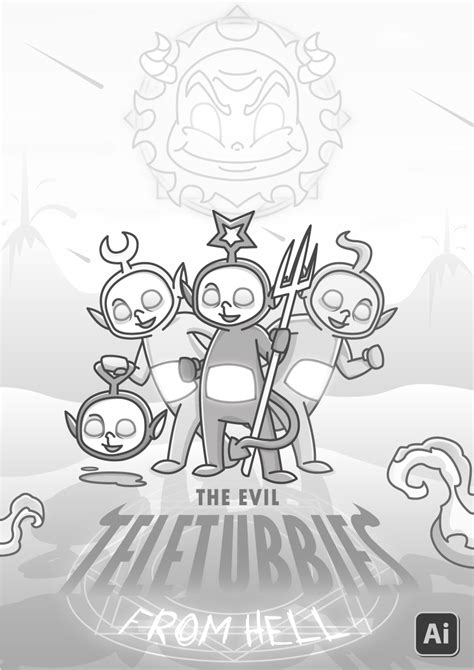 The Evil Teletubbies From Hell Behance