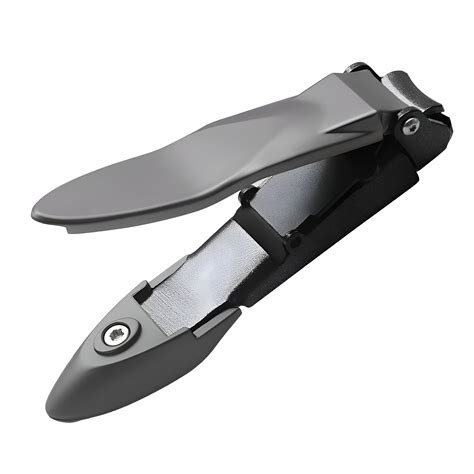 Exleaf Nail Clippers For Men With Catcher Sharp Heavy Duty Self