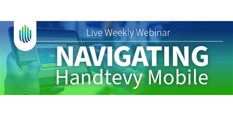 Handtevy Training Webinars