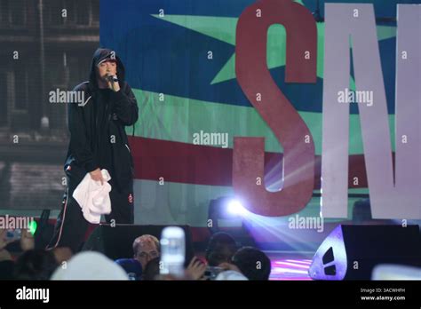 Oct 28 2004 New York Ny Usa Rap Icon Eminem Aka Marshall Mathers Aka Slim Shady As His