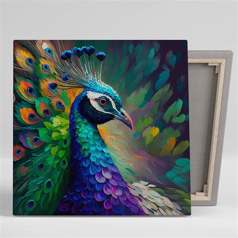 Peacock Abstract Art