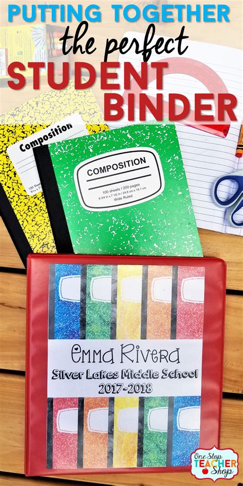 Student Binders Improve Student Organization Student Binders
