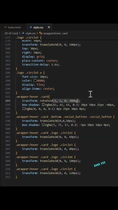 Css 3d Card Ui Html Css Csscard 3d 3danimation Cssanimation