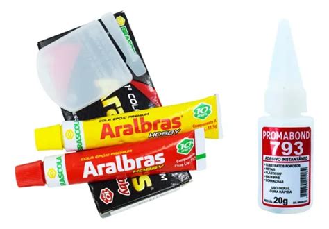 Kit Colas P Bijuteria Artesanato Epoxi Instantânea Kit 2 Mercadolivre