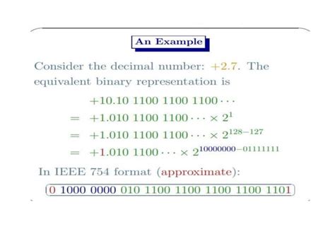 Floating Point Arithmetic PPT Physics Science