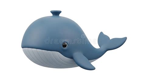 Cartoon Whale Isolated On White Stock Illustration Illustration Of Blue Cartoon 389617597