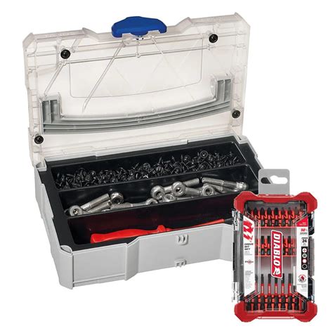 Systainer Systems Mini 3 Compartment Systainer I T Loc W Diablo 24 Piece Screwdriving Set