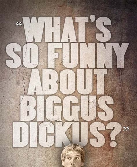 Life Of Brian Biggus Dickus Quote Poster 12x18 Etsy