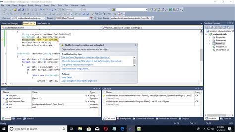 Object Reference Set To Null C Application Stack Overflow