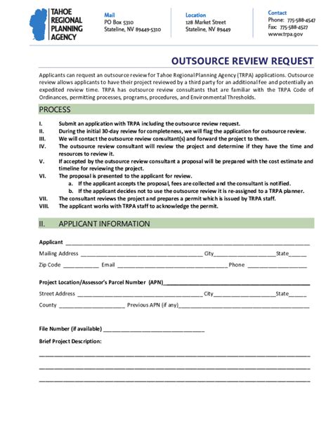 Fillable Online Outsource Review Request Fax Email Print Pdffiller
