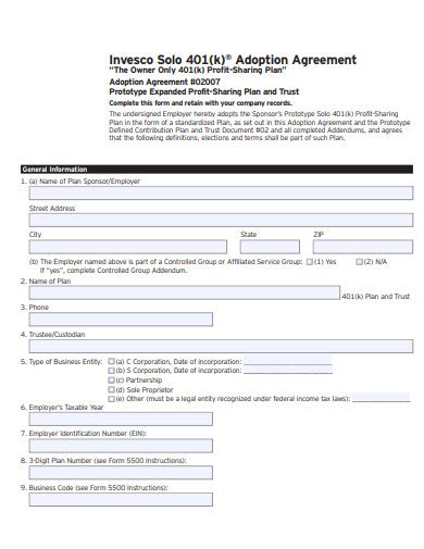 10 401k Plan Templates In Pdf Doc