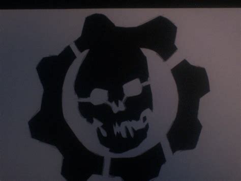 Stencil Gears Of War Logo Seamark Tribute Tattoo The Sea Of Thieves