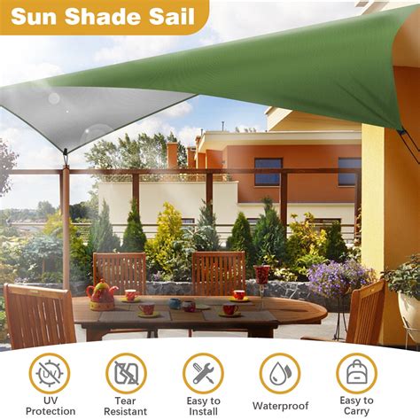 Rectangle Sun Shade Sails For Patios Sun Shade Outdoor Canopy