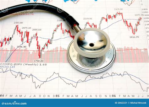 Stock Chart Analysis Concept Stock Image Image Of Review Market