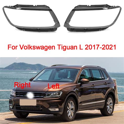 Headlight Glass For Volkswagen Tiguan L 2017 2018 2019 2020 Replacement