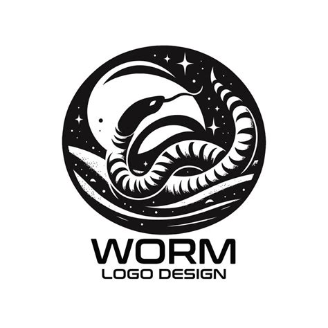 Worm Vector Logo Design Premium Ai Generated Vector