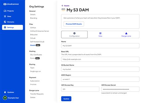 Managing Your Connected Dams Cloudcannon Documentation