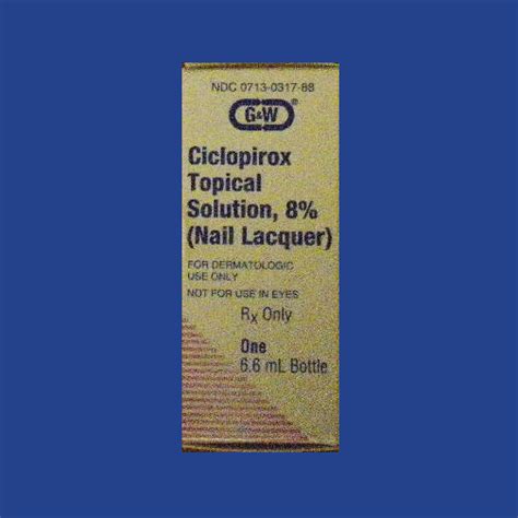Ciclopirox 8 Solution 66 Ml By G And W Labs