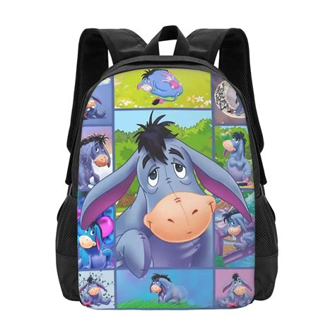 Eeyore Backpack Casual Daypack Travel Backpack Eeyore Fan Laptop Bag