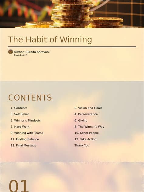 The Habit Of Winning Strategies Pdf Mindset Psychology