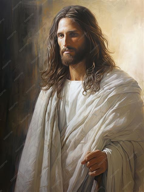 Beautiful Portrait Of Jesus Christ Of Nazareth God Christianity Artwork