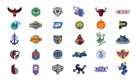 Nba What If Rebrand Series On Behance Nba Logo Nba All Nba Teams