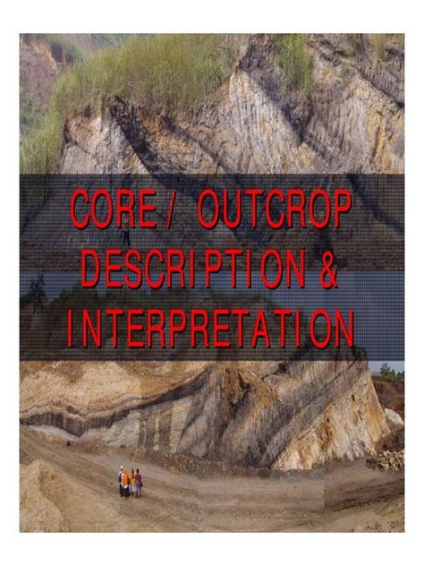 5 Core Description Pdf Sedimentary Rock Earth Sciences