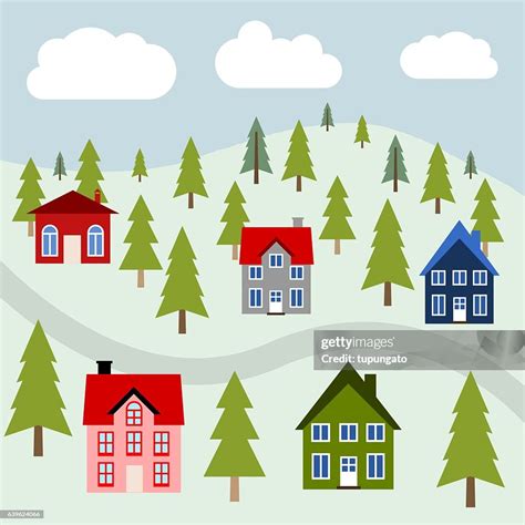 Town Vector High Res Vector Graphic Getty Images