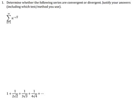 Solved 4 Use The Comparison Test Or Limit Comparison Test