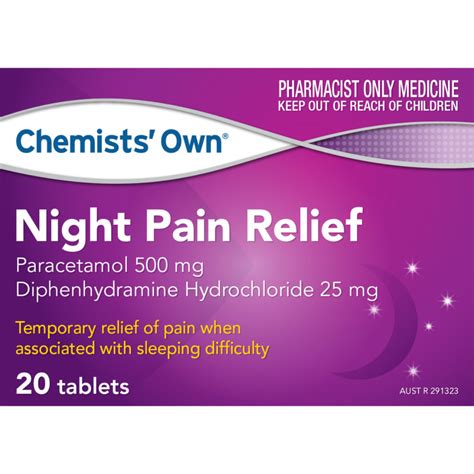 Be The First To Review “chemists Own Night Pain Relief 20pk” Cancel Reply