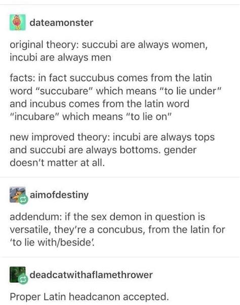 Gender Neutral Sex Demons R Brandnewsentence