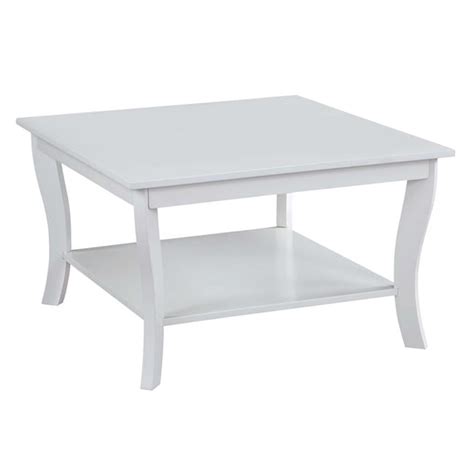 American Heritage Square Coffee Table White