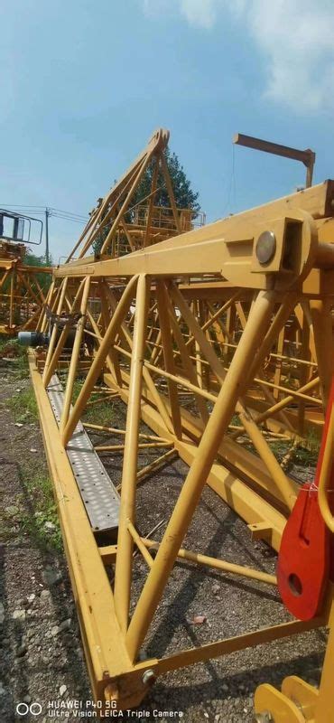 12t Max Load 7022 Used Tower Crane With And Maximum Lifting Height Of 50 100m