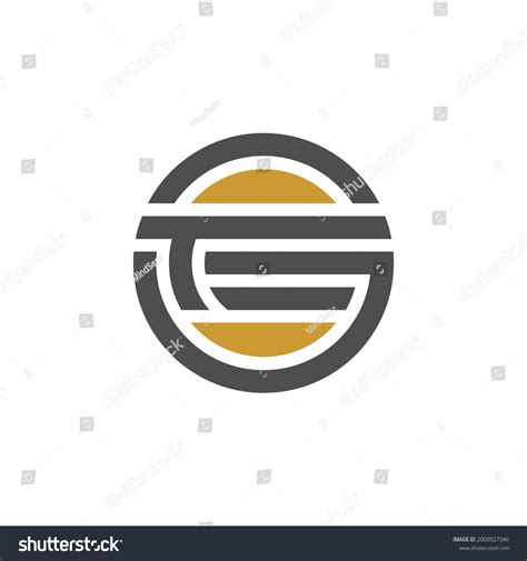 Letter Teg Icon T E G Stock Vector Royalty Free 2009527340 Shutterstock