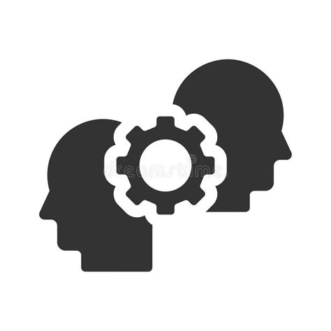 Socialization Connection Icon Stock Vector Illustration Of Teamwork