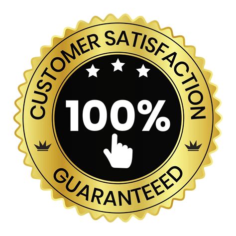 Customer Satisfaction Icons Rubber Customer Satisfaction Badge Seal