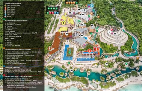 Mapa Del Hotel Xcaret México Pdf 2026 Riviera Maya