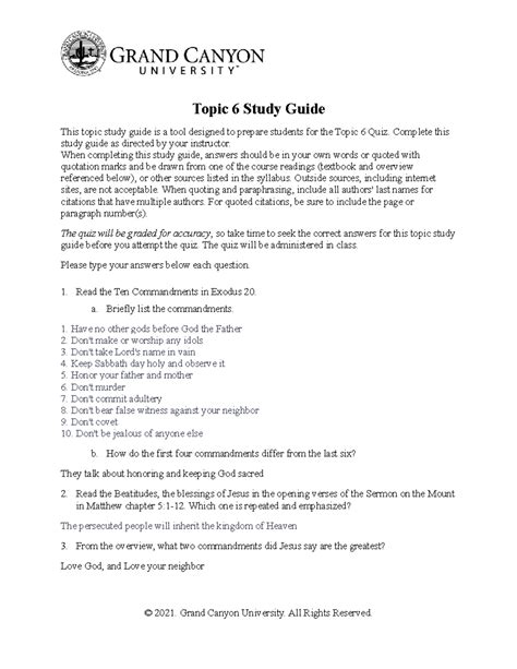 Cwv 101 Topic 6 Quiz Preparation Study Guide Studocu