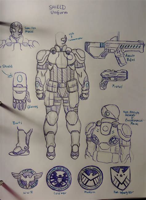 Shield Uniform By Oni18064 On Deviantart