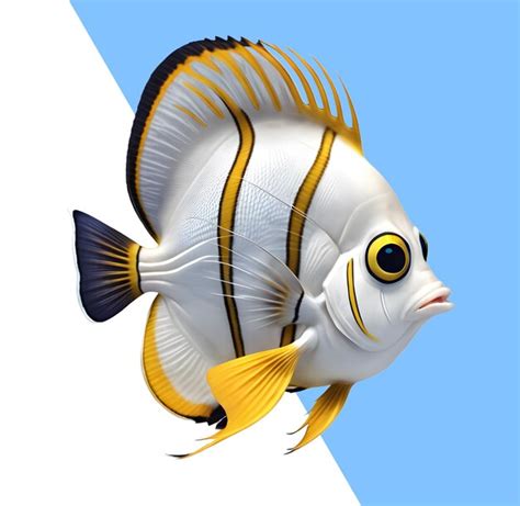 Premium Psd Cute 3d Fish