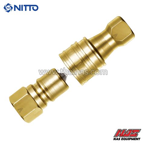 ข้อต่อสวมเร็ว Sp V Cupla Type A Brass Thai Nas