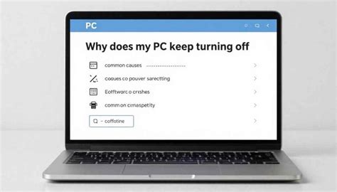 Why Does My Pc Keep Turning Off Causes Fixes And Solutions
