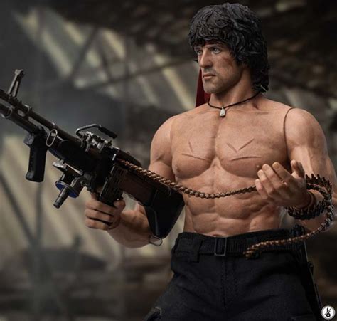 John Rambo 16 Scale Figure Rambo First Blood Part Ii Threezero