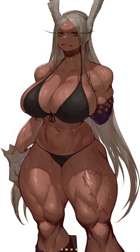 Ibuo Ibukht1015 Mirko Boku No Hero Academia Highres 1girl Abs