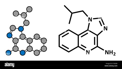 Imiquimod Topical Skin Cancer Drug Chemical Structure Conventional