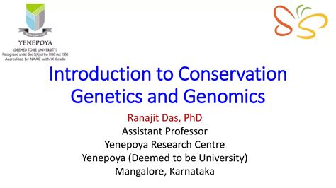 Introduction To Conservation Genetics And Genomics Pptx