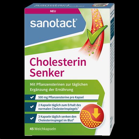 Cholesterin Senker Jetzt Online Kaufen Sanotact