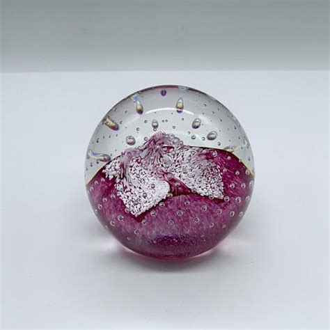 Caithness Glass Ruby Cauldron Paperweight Sold At Auction On 12th