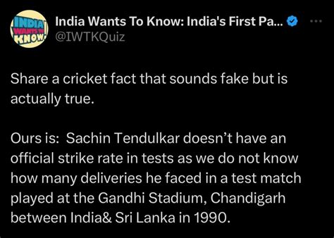 Share A Cricket Factincident That Sounds Fake But Is Actually True Rcricket